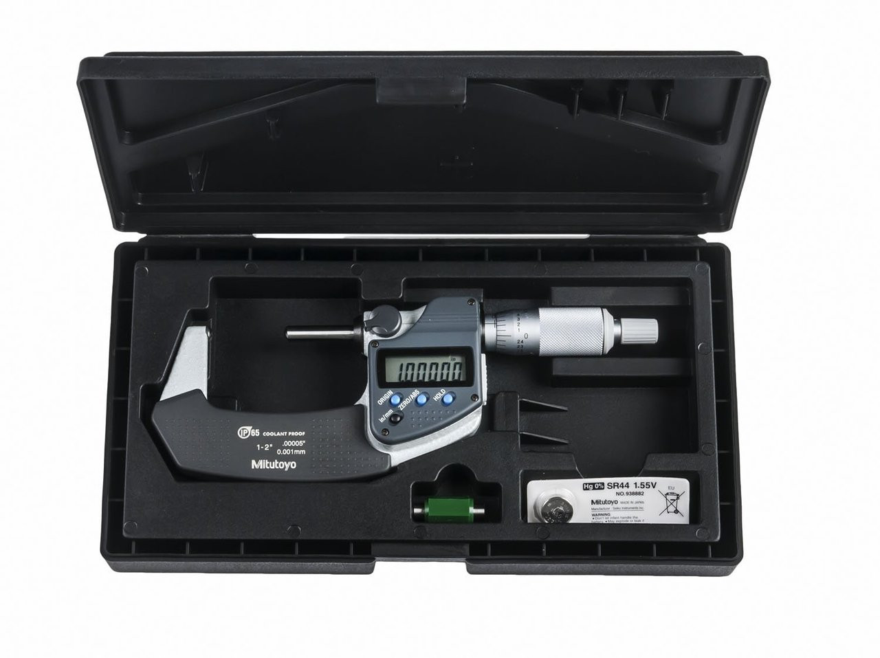 Mitutoyo Digimatic Spherical Face Micrometer 1-2"/25-50mm - 395-372 ...