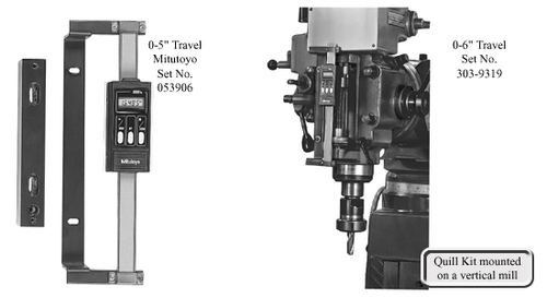 Mitutoyo Dro Quill Kit For "Z" Axis Travel - Light Tool Supply