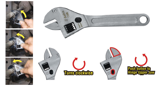 adjustable spanner with ratchet