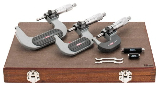 digital outside micrometer set