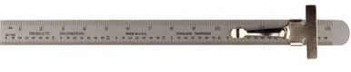 PEC Pocket Steel Rules 6", 32nds-64ths Decimal Equivalent Chart on Back ...