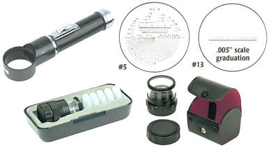 Pocket Optical Comparators, 7X Pocket Comparator 1" Diameter Lens ...
