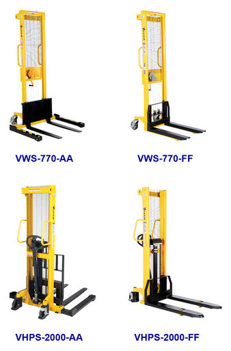 Vestil Manual Hydraulic Stackers - Light Tool Supply