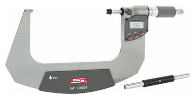 SPI IP65 Electronic Micrometer 5-6" - 15-958-2 - Light Tool Supply