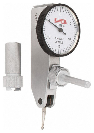 SPI Horizontal Dial Test Indicator, 0.03" Range, 0.0005" Graduation ...