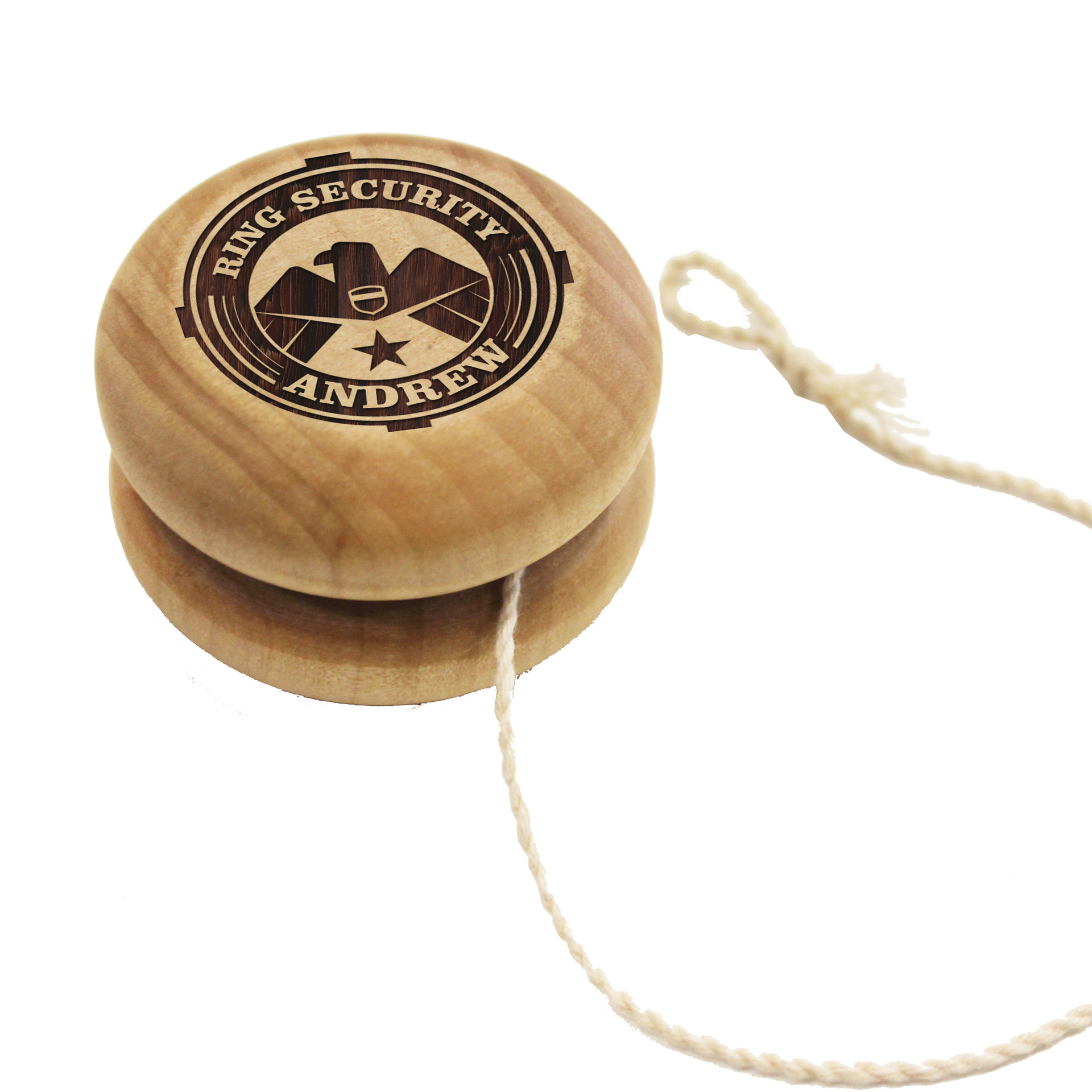 Custom Engraved Personalized Wooden YoYo