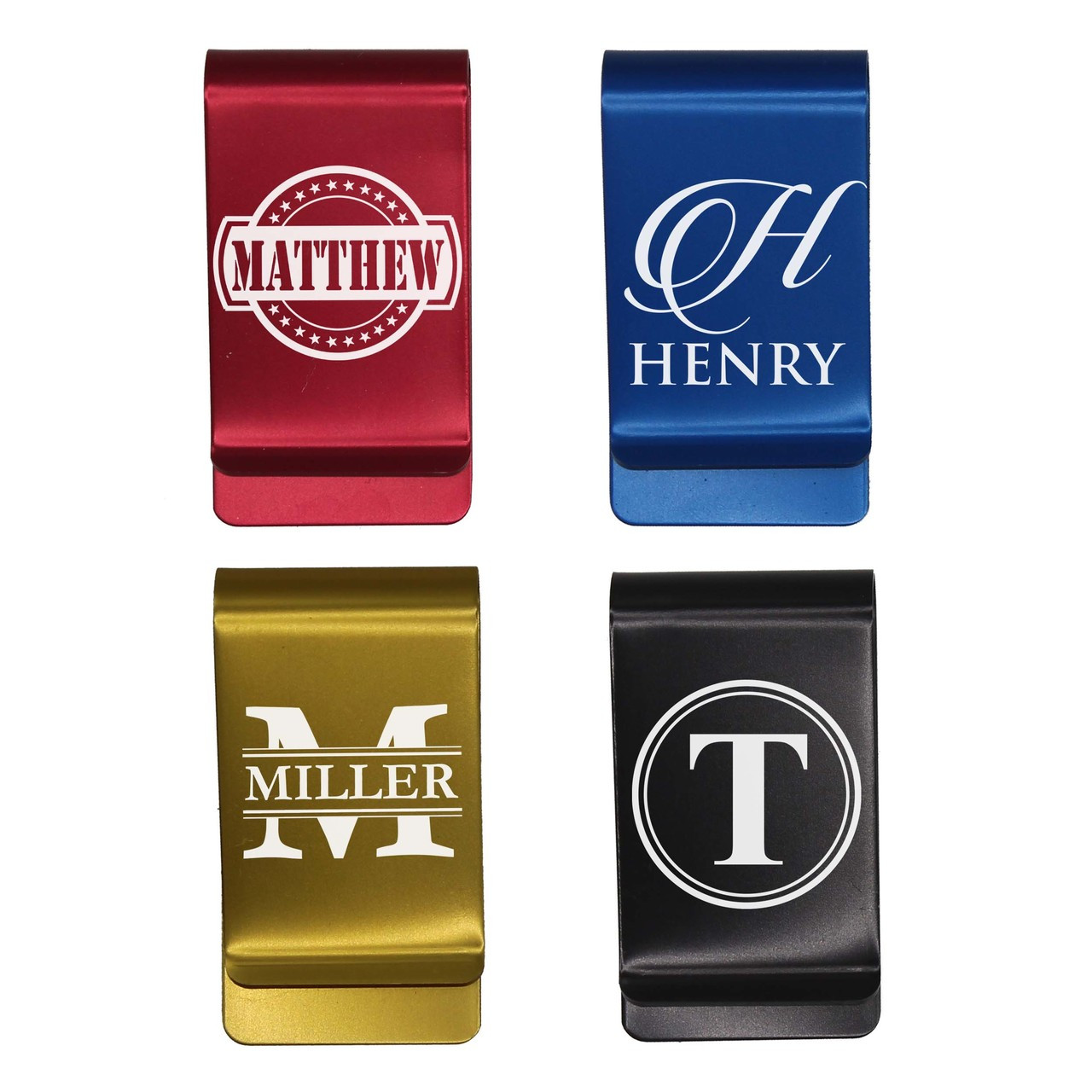 Custom Engraved Metal Money Clip