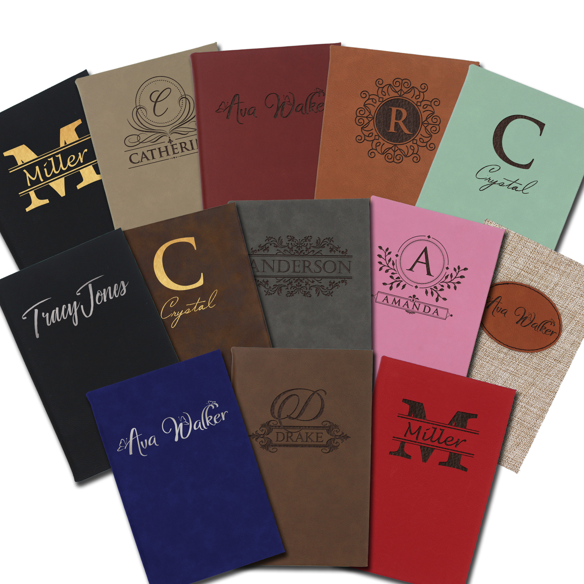 Custom Engraved Personalized Journals and Notebooks