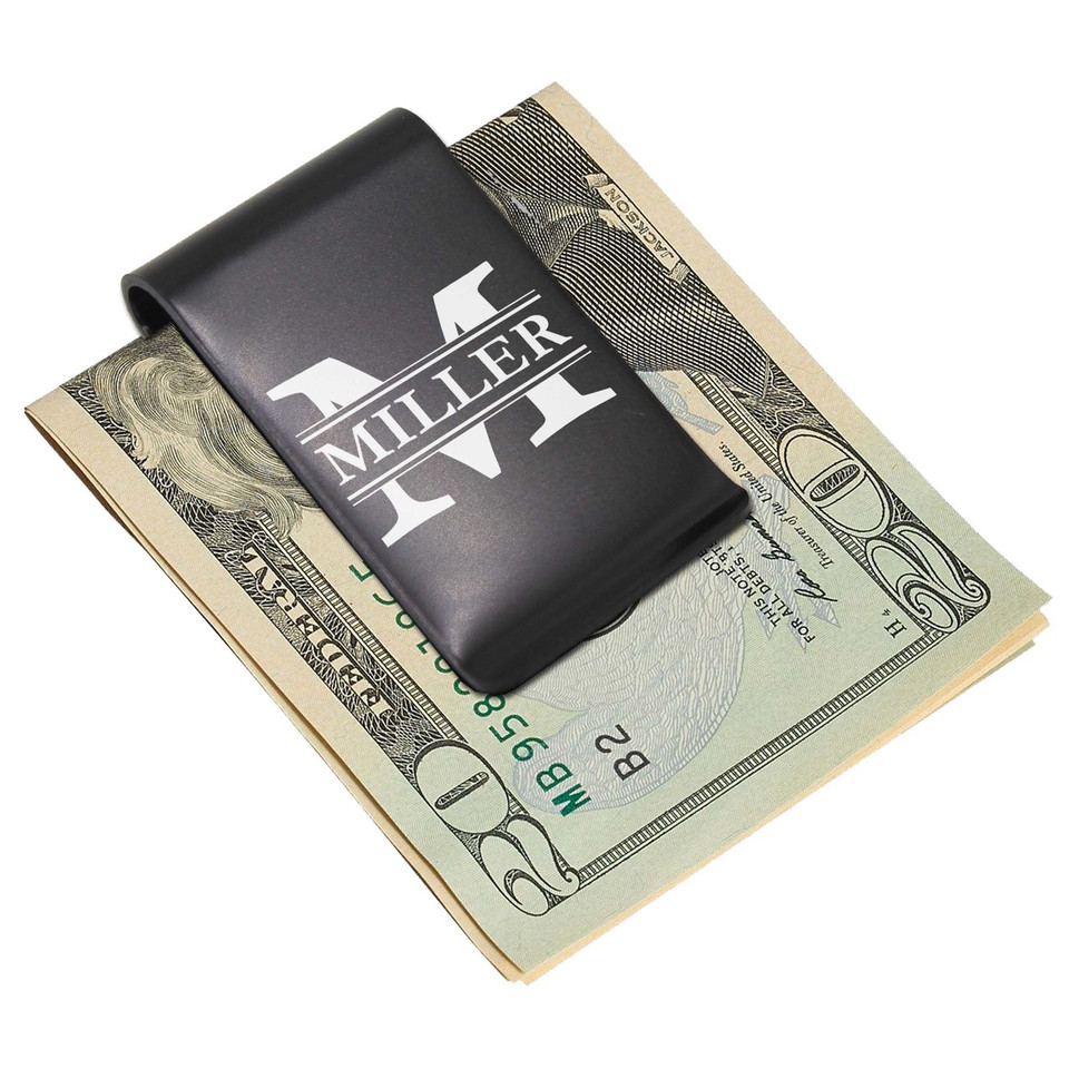 Custom Engraved Metal Money Clip
