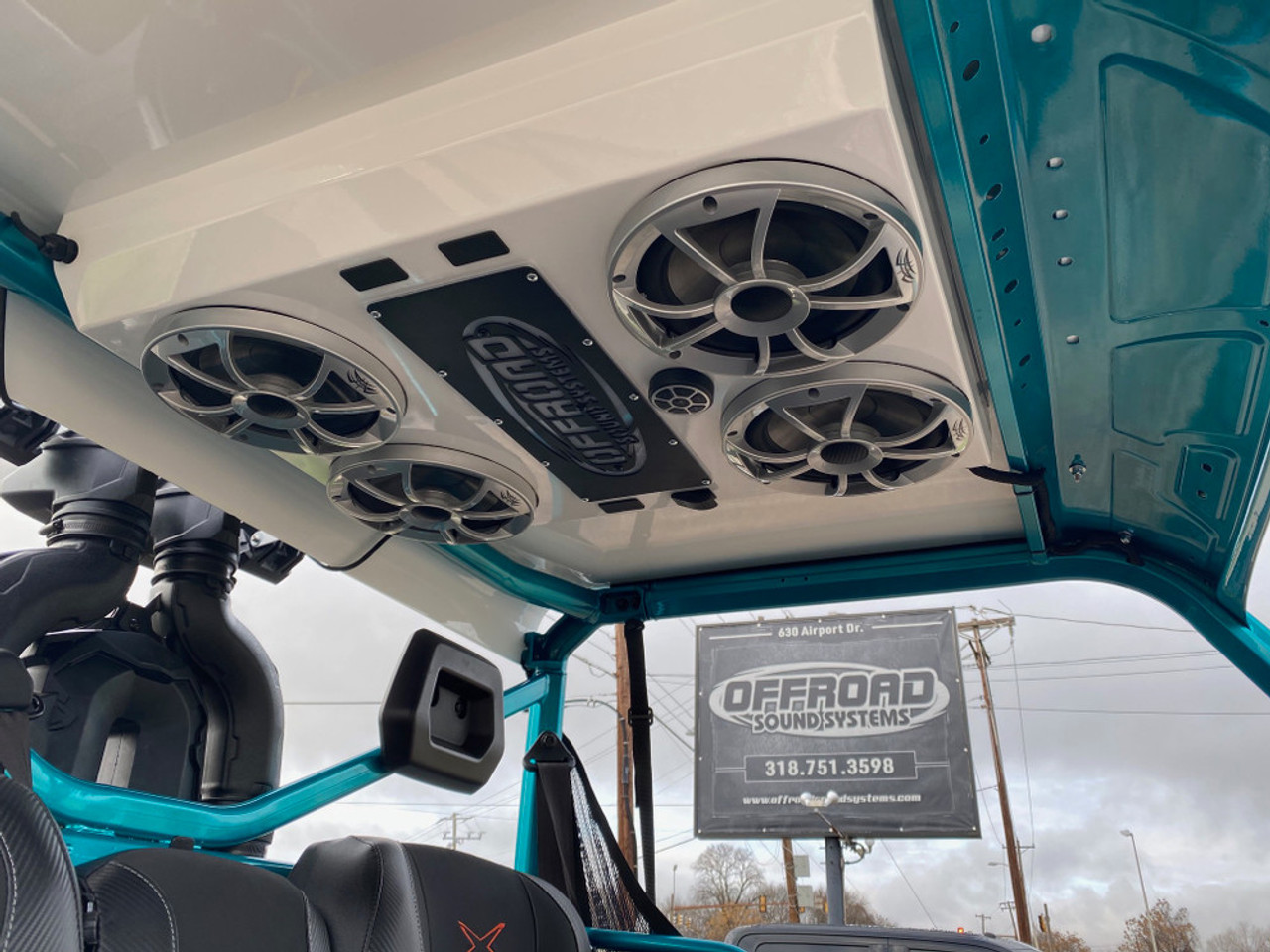 Can Am Defender Fully Loaded Roof Offroad Sound Systems S3 Power Sports