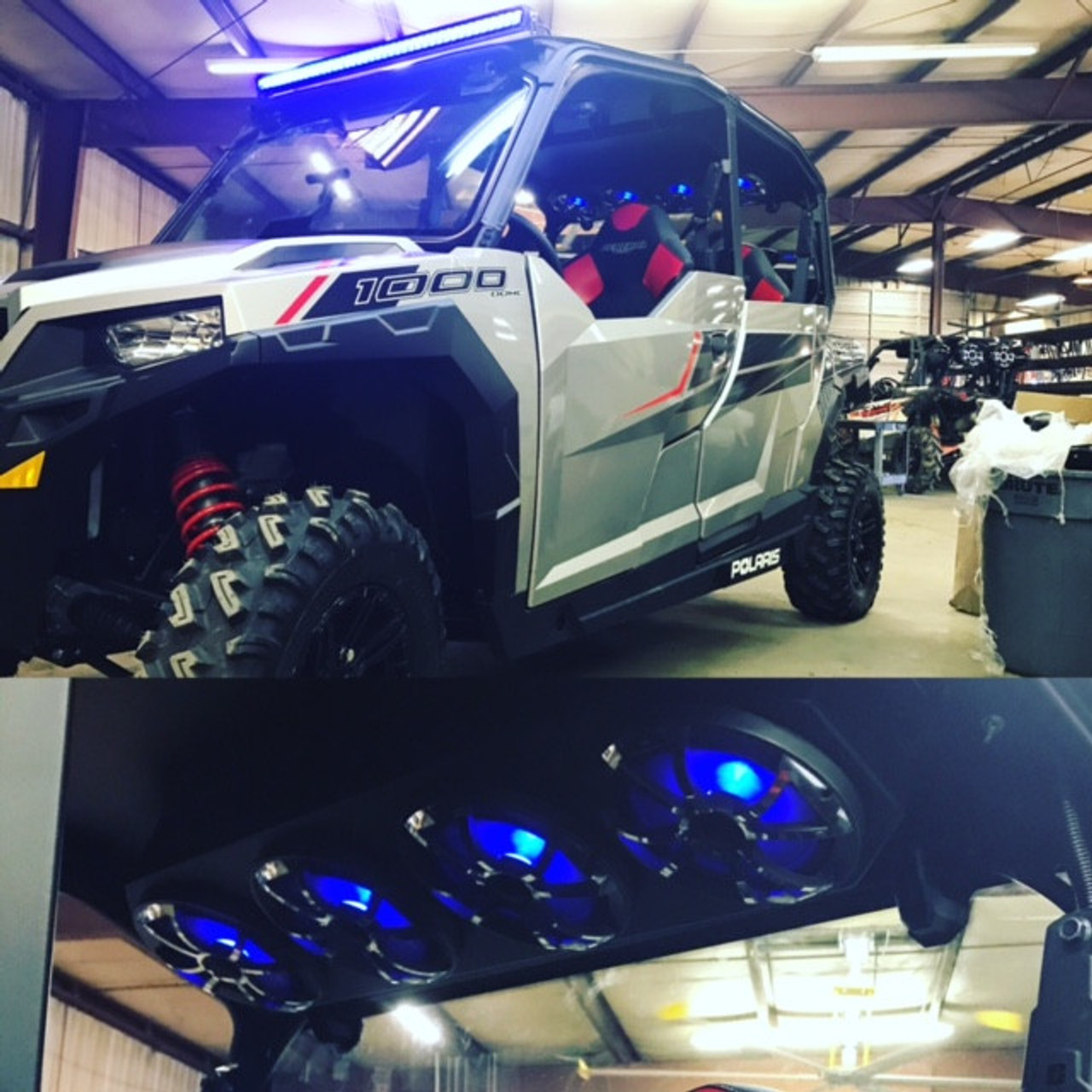 Polaris General 4 Seater Fully Loaded Roof Offroad Sound Systems S3
