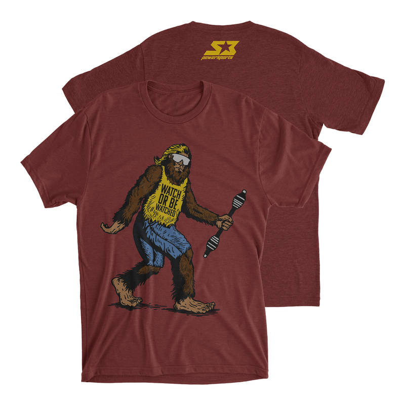 "Squatch" Watch or Be Watched T-Shirt | S3 Power Sports