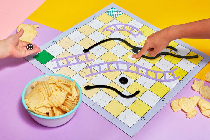 3 in 1 Game Set - Chess,Checkers,Snakes & Ladders - Trims Collective