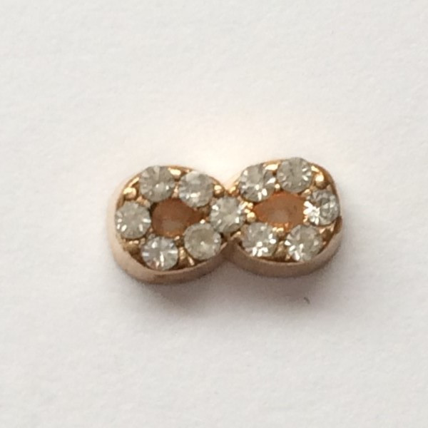 Infinity Symbol Charm Gold - Cleopatra Bling