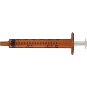 Shop BD 305210 - Oral Syringe with Tip Cap 3 mL Amber (500 count ...