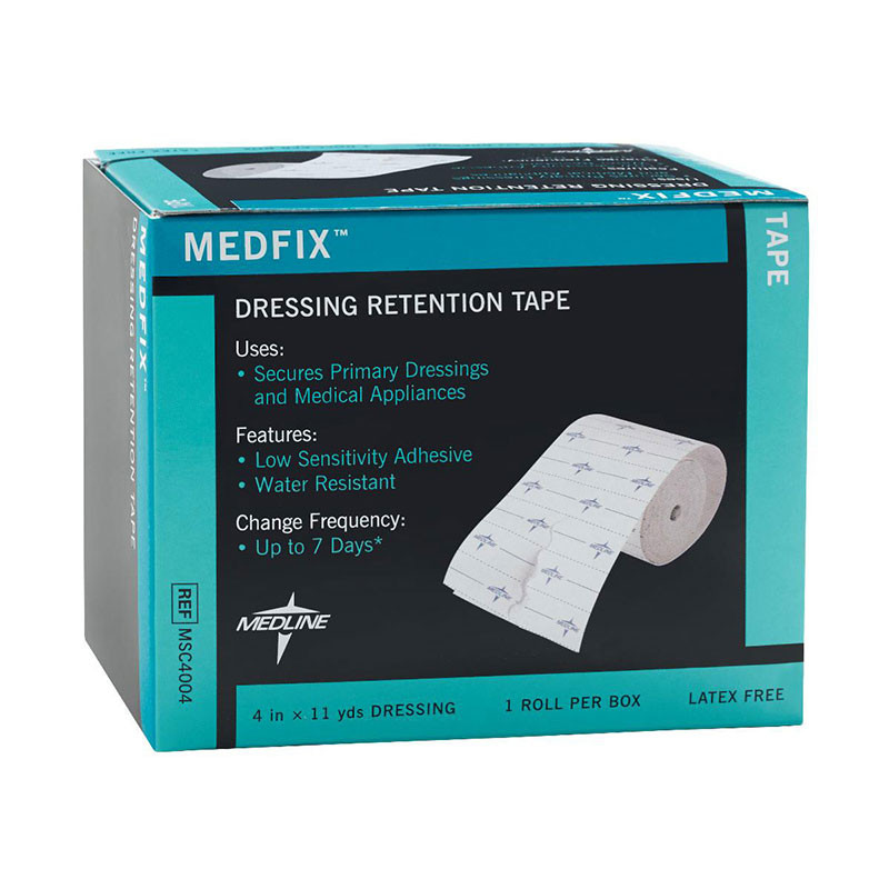 Medline MSC4002 - Dressing Retention Tape with Liner MedFix™ Water ...