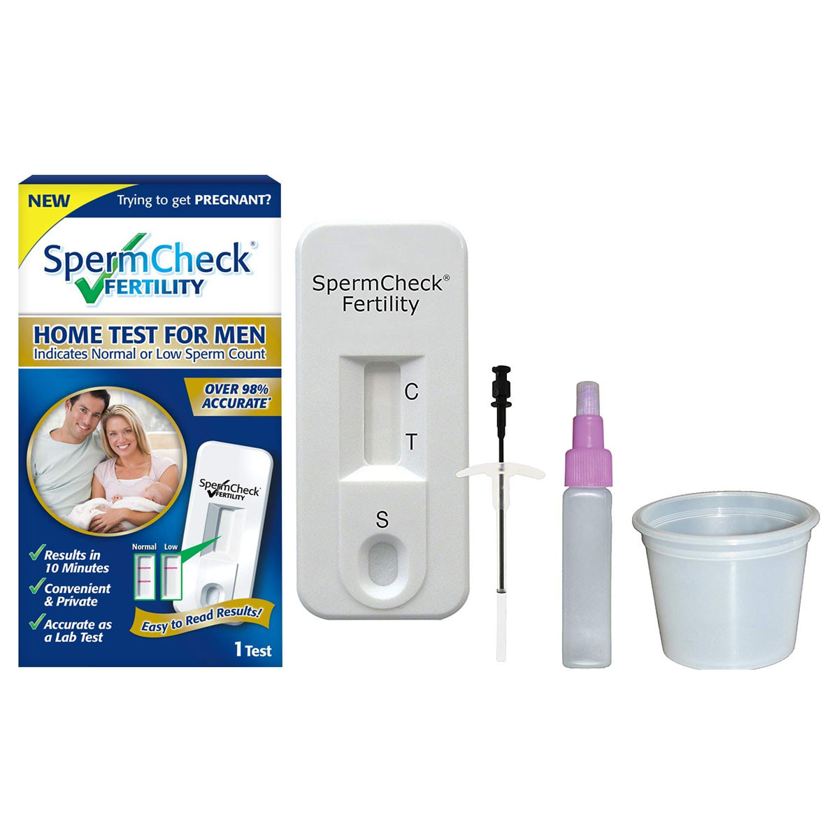 DDC Distribution 856254003003 - SpermCheck Male Fertility Test ...