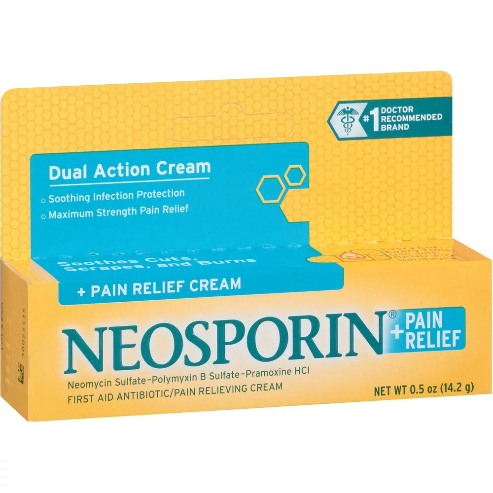 J&J 23830 - Neosporin Plus Pain Ointment .5 oz - Medical Mega
