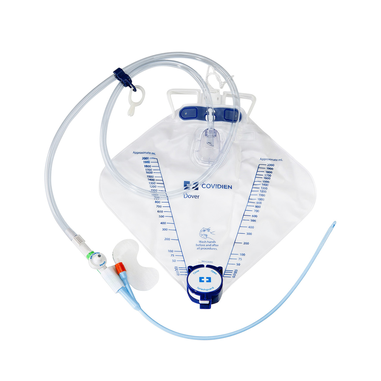 Cardinal Health PP18SD - Dover 100% Silicone 2-Way Foley Catheter Tray ...