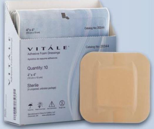 Cellera 20280 - Vitale Silicone Super-Absorbent Dressings, 8" x 10 ...