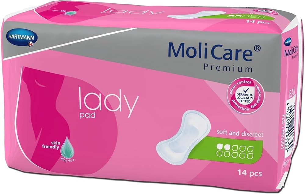 Hartmann 168624 - Bladder Control Pad MoliCare® Premium Lady Pads 3-1/2 ...