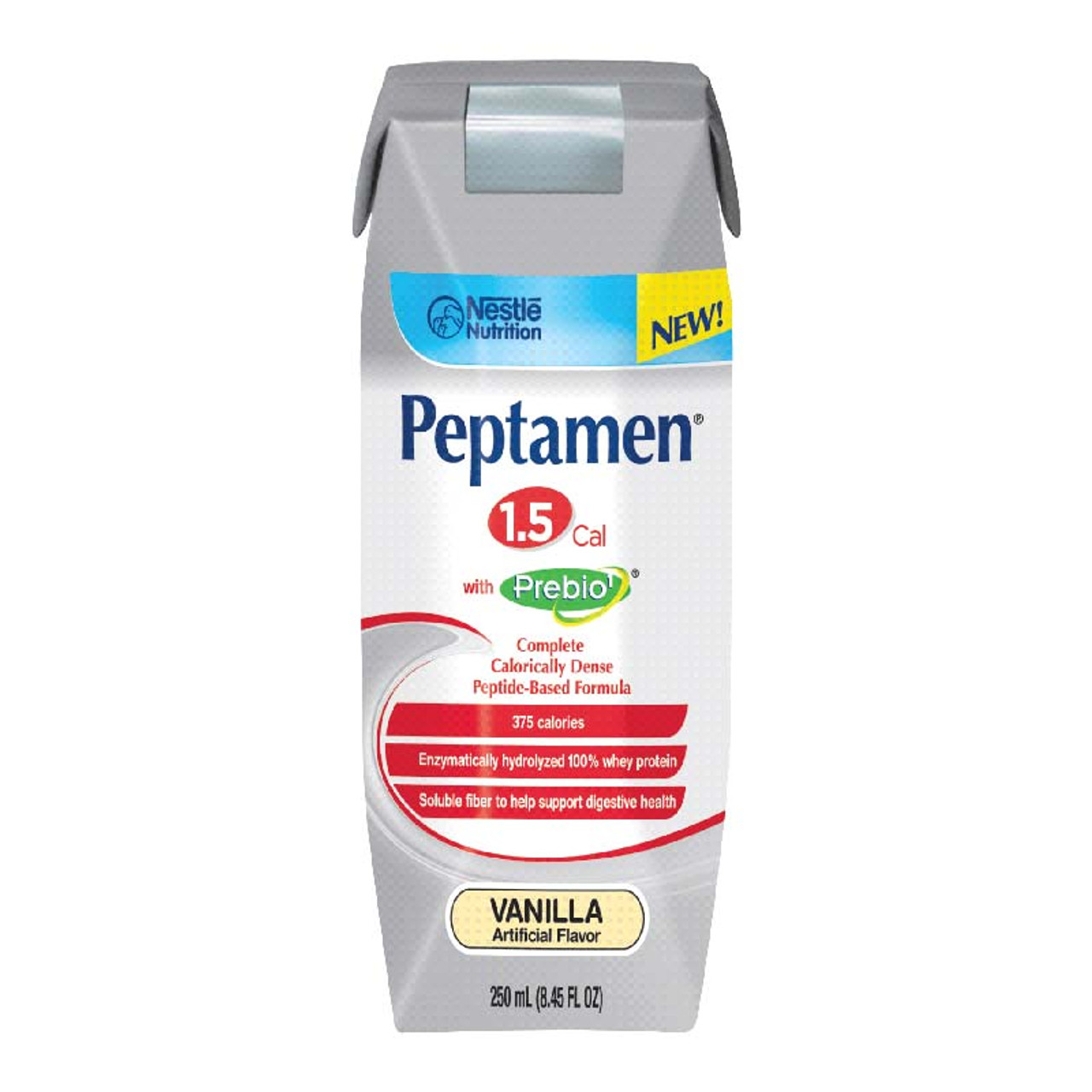 Nestle 9871618190 - Oral Supplement / Tube Feeding Formula Peptamen® 1.5 Vanilla Flavor Ready to ...
