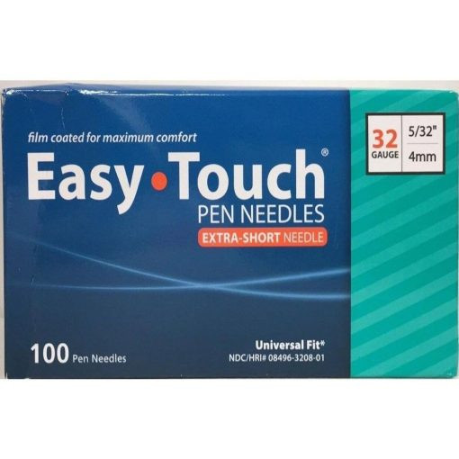 MHC Medical 832081 - Easy Touch Insulin Pen Needle 32G x 5/32" (100 ...