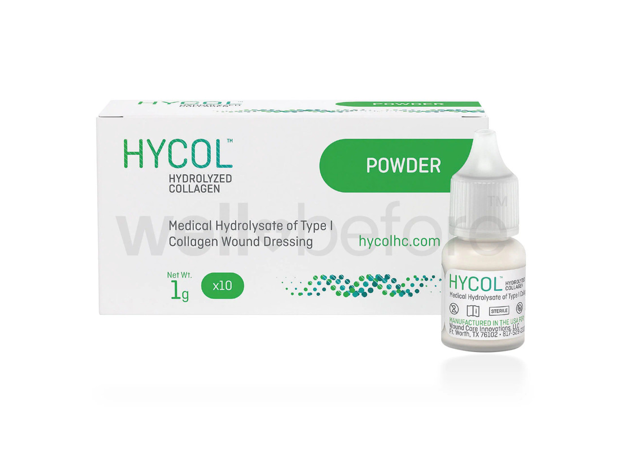 Wound Care Innovations HCP0512 - HYCOL Hydrolyzed Collagen Powder, 5 ...