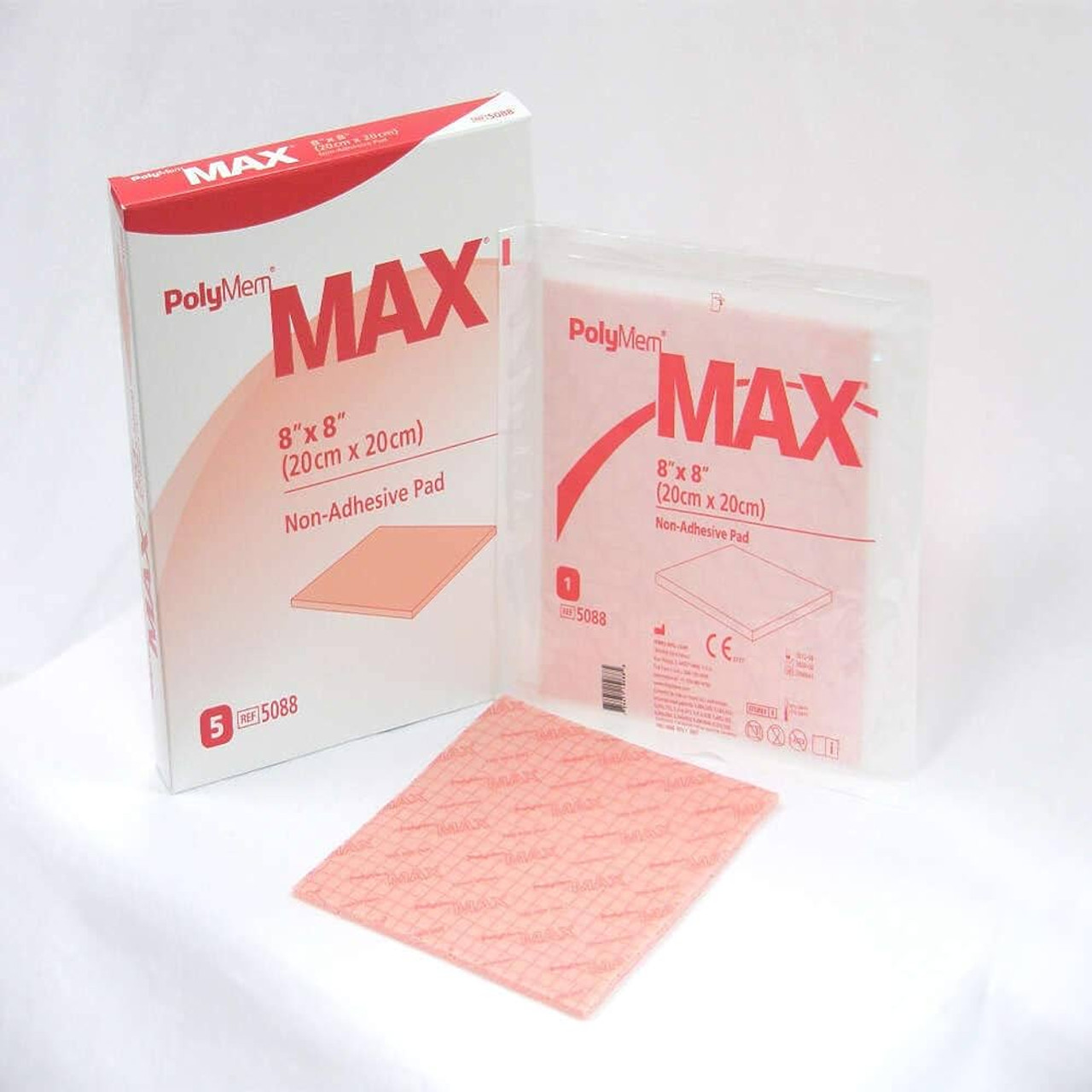 Ferris 1088 Silver Foam Dressing Polymem® Max 8 X 8 Inch Square