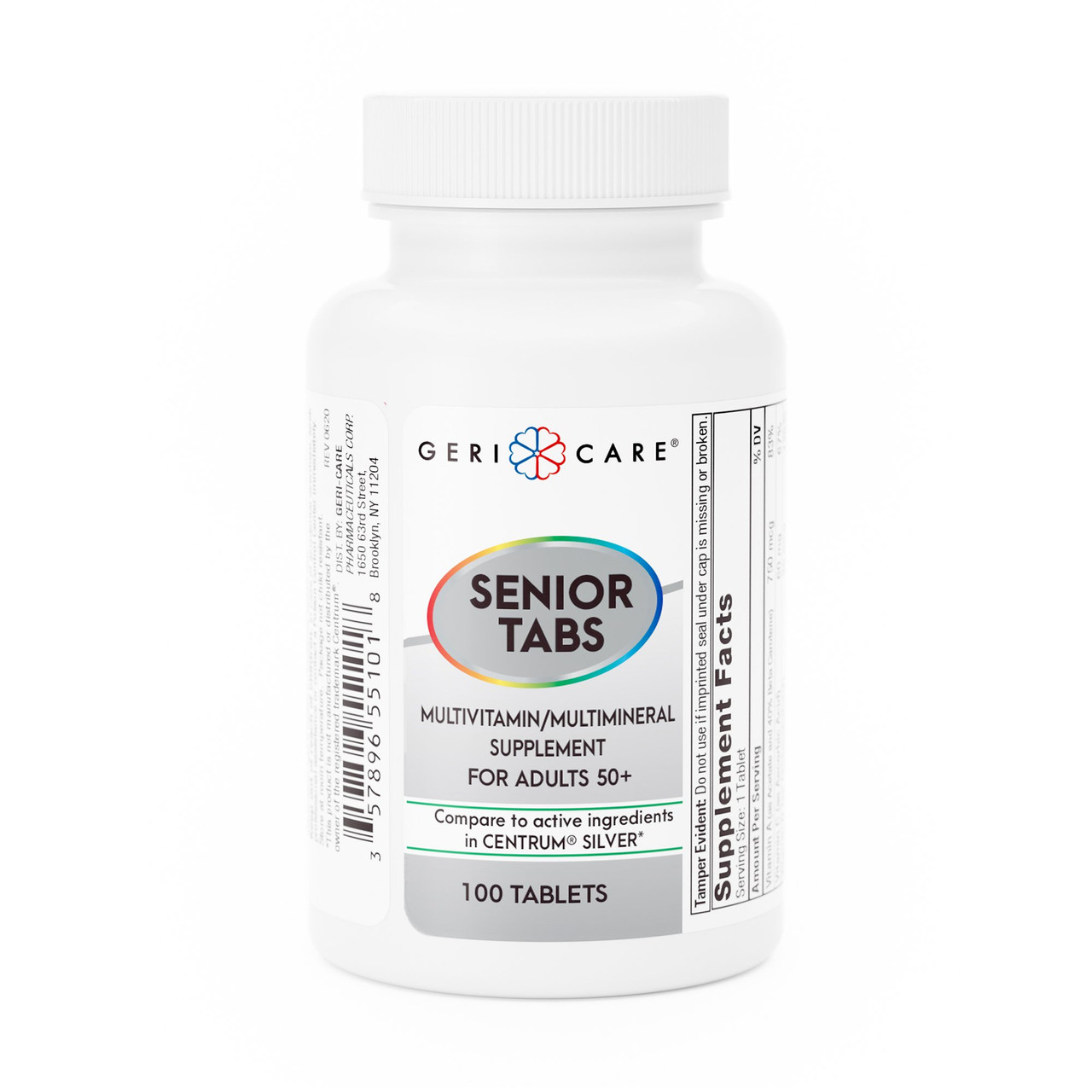 Geri-Care 551-01-GCP - Multivitamin Supplement with Minerals Geri-Care ...