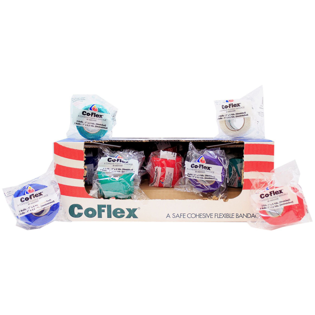 Andover Coated Products 3100RB-030 - Cohesive Bandage CoFlex® 1 Inch X ...