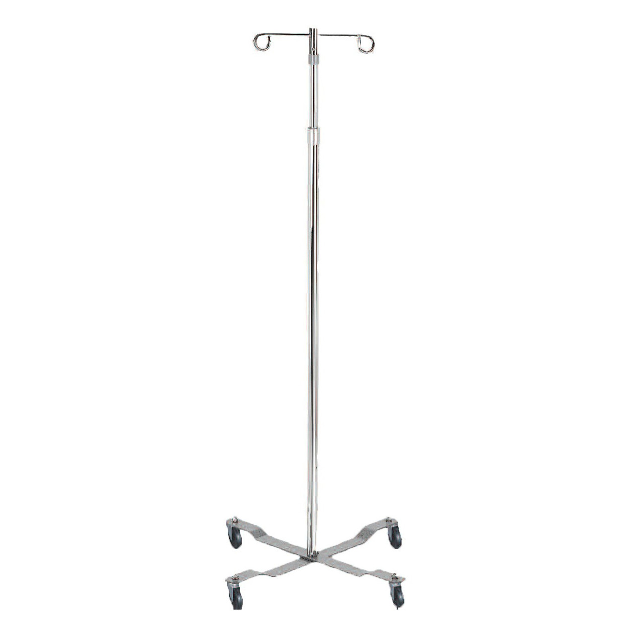 Drive Medical MS400E - IV Stand Floor Stand 2 Hooks 4 Legs with Casters ...