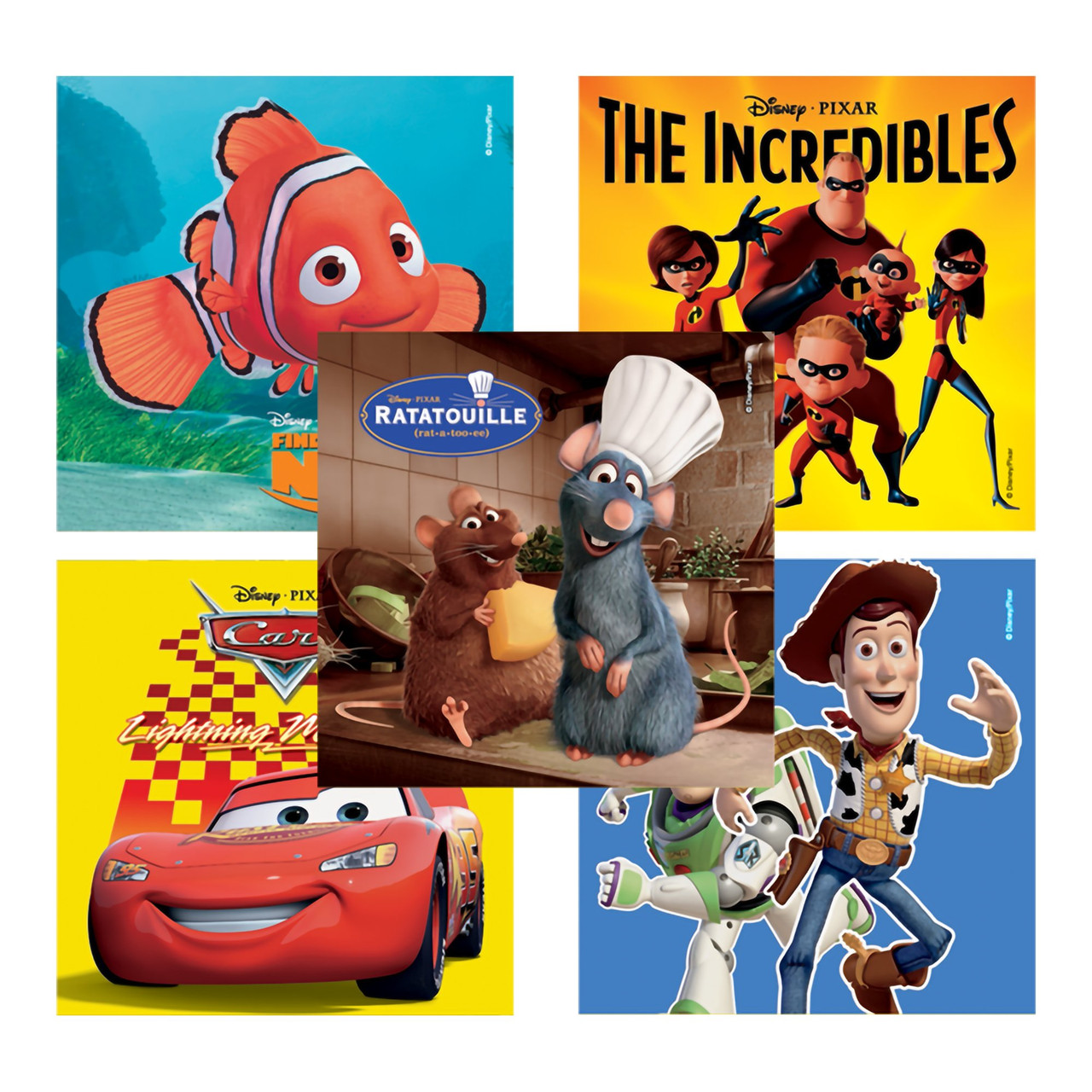 Medibadge 1426P - Disney® 75 per Pack Best of Pixar Sticker 2-1/2 Inch ...