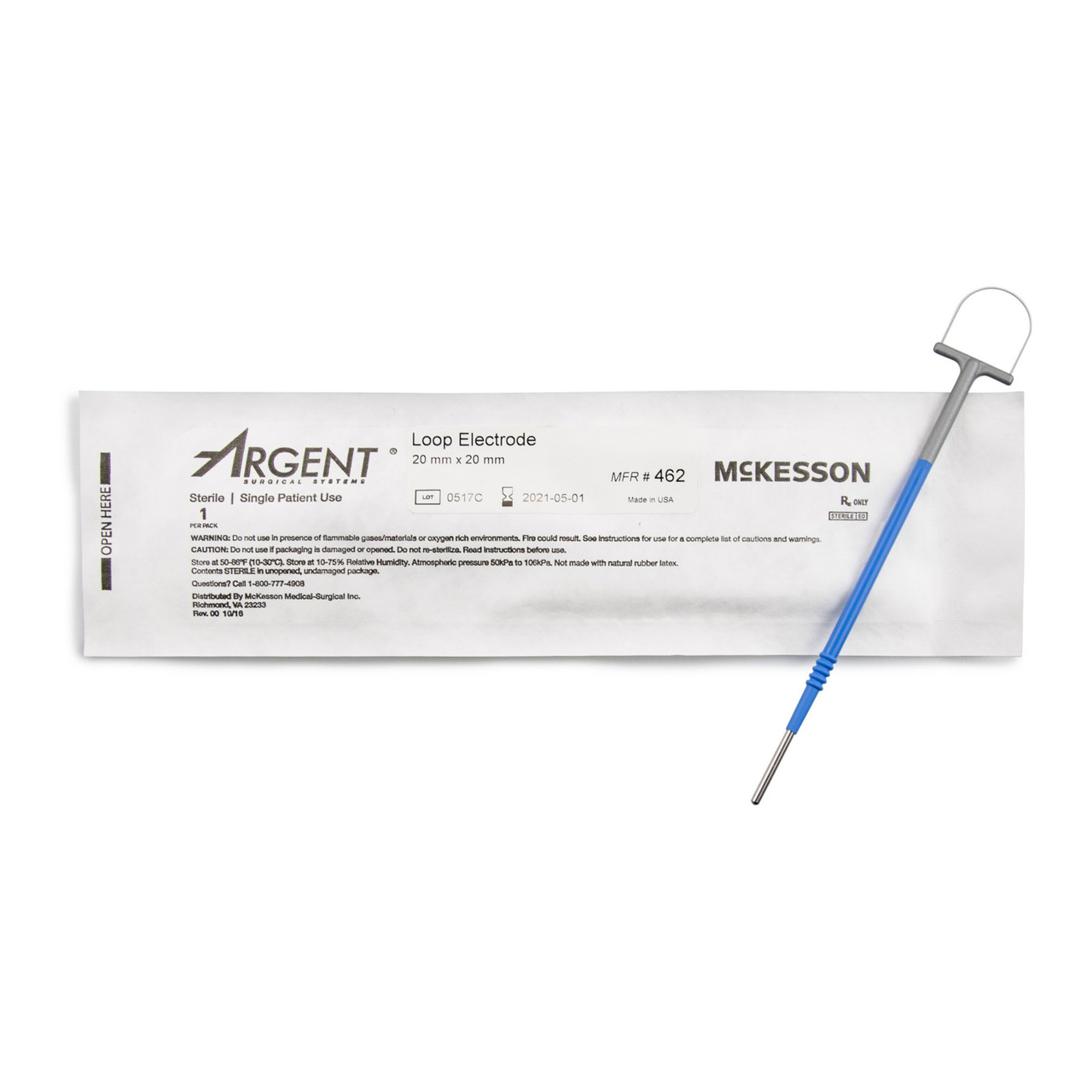 McKesson 462 - LEEP/LLETZ Electrode McKesson Argent™ Tungsten Wire ...