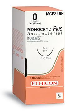 J & J Healthcare Systems MCP936H - Absorbable Antibacterial Suture with ...