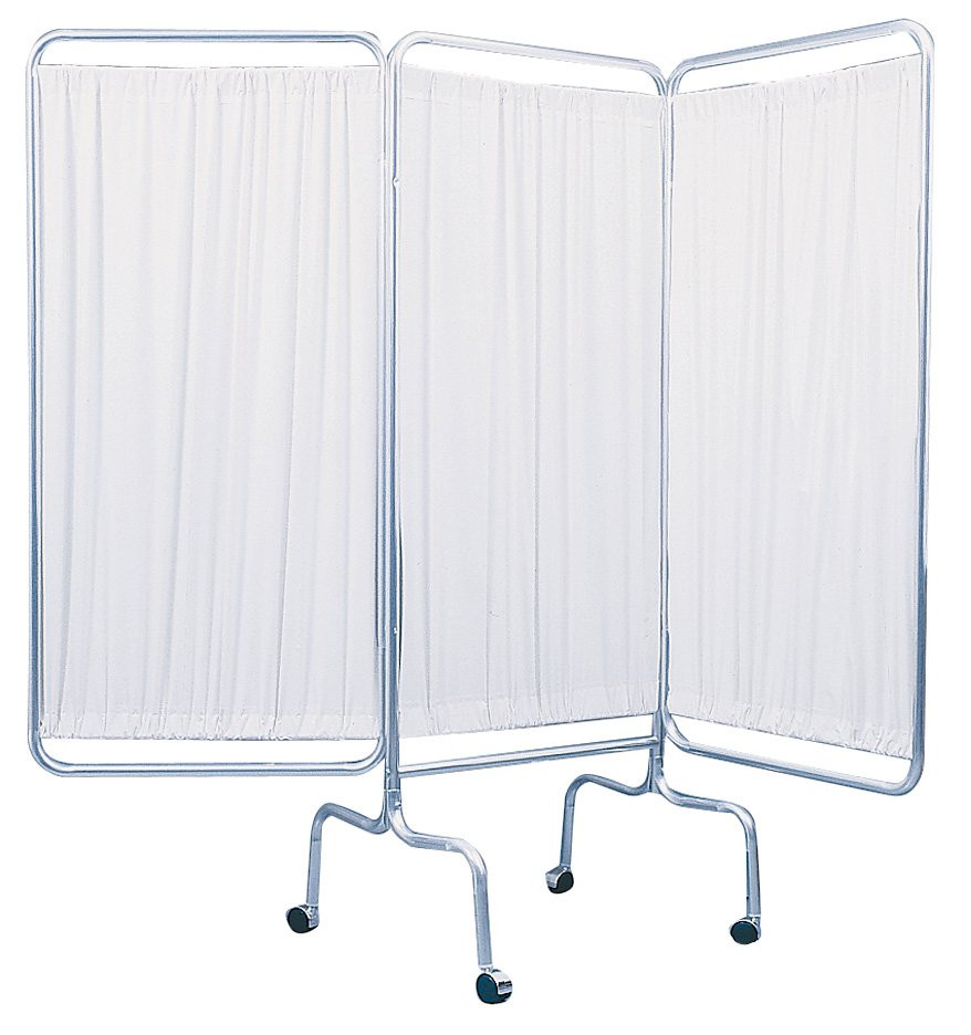 Drive Medical 13508 - Privacy Screen Folding 3-Panel Aluminum / Vinyl ...