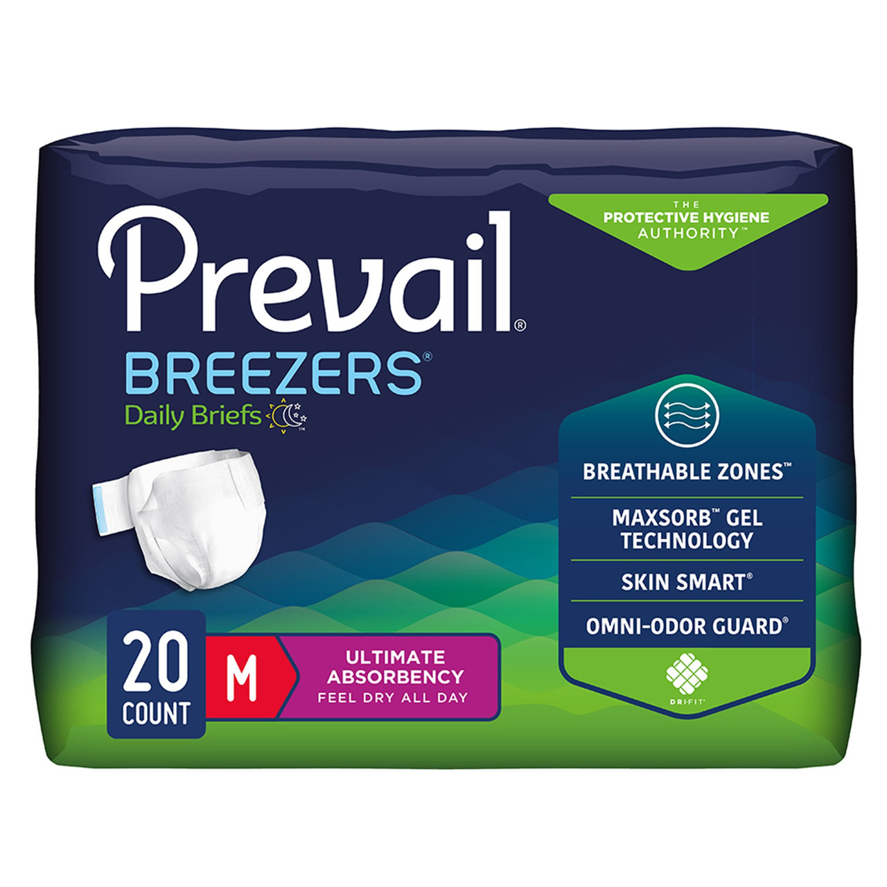 First Quality PVB-012/3 - Unisex Adult Incontinence Brief Prevail ...