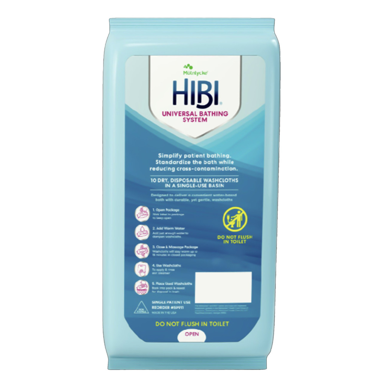 Molnlycke 59911 - Personal Cleansing Wipe Hibi® Soft Pack Unscented 10 Count - Medical Mega