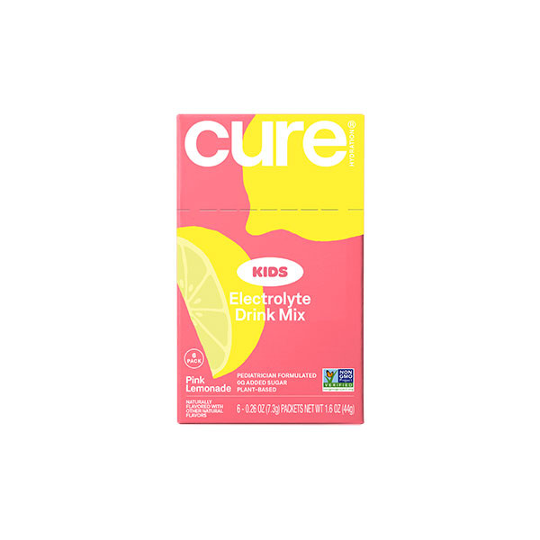 Cure Kids Hydration Mix, Pink Lemonade, 6 ct. - Medical Mega