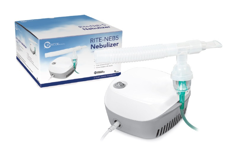 Roscoe Nebulizer Compressor with Reusable Neb Kit - Medical Mega