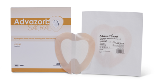 Medi Usa CR4401 - Advazorb Sacral Foam Dressings 6.6" x 7.4" - Medical Mega