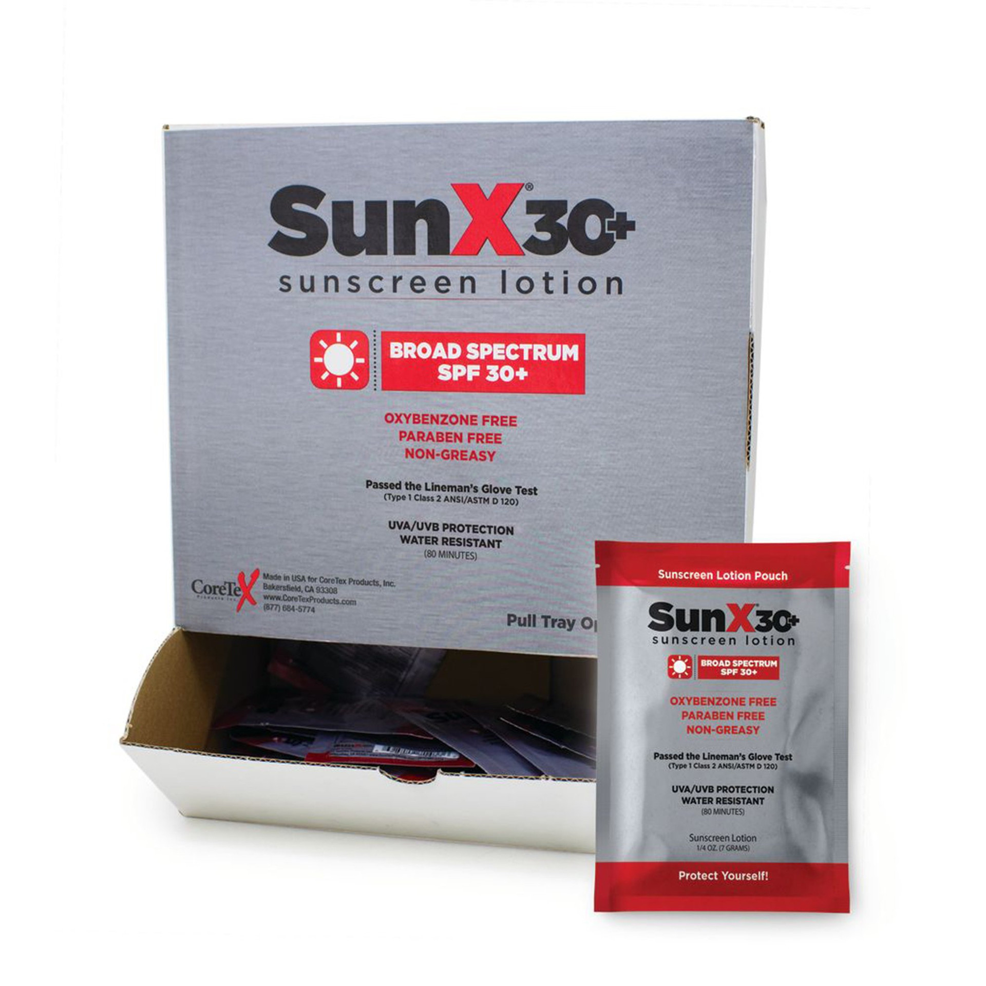 Coretex Products 71430 - Sunscreen with Dispenser Box SunX® 30+ SPF 30 ...