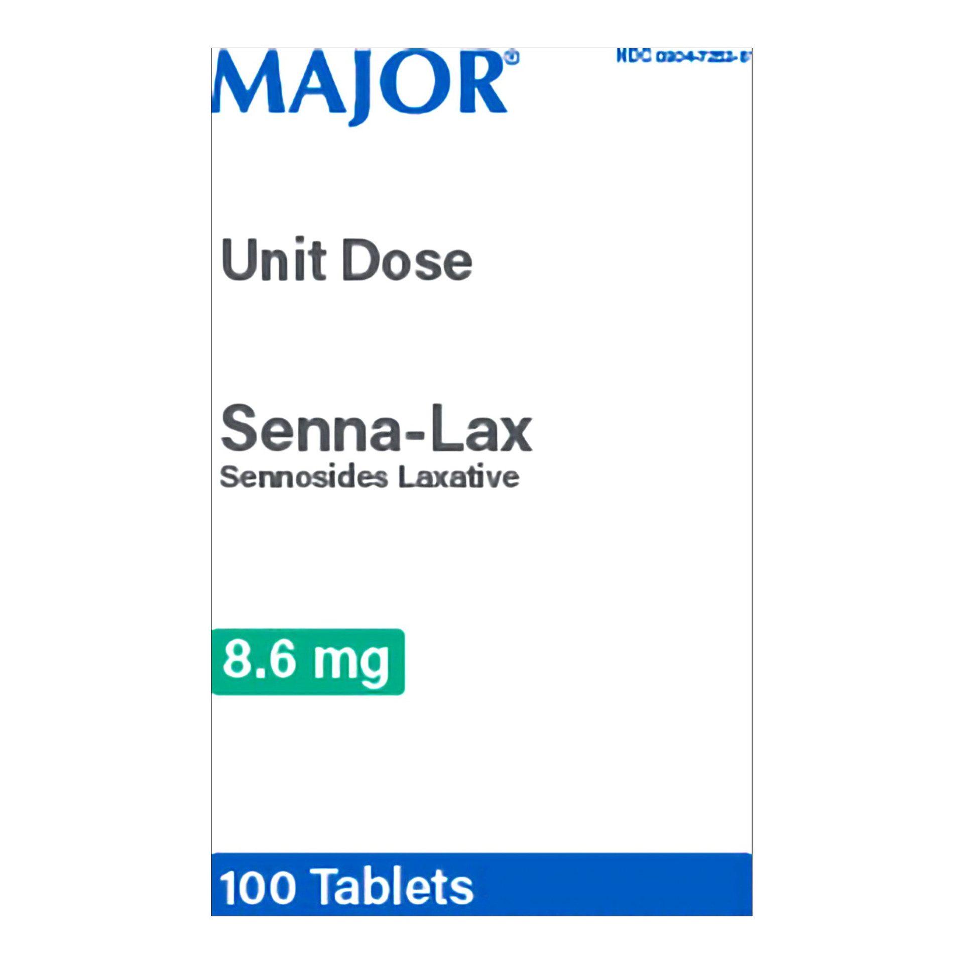 Major Pharmaceuticals 00904725261 - Laxative Major® Tablet 100 per Box ...
