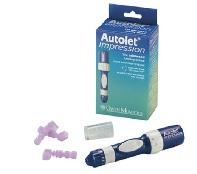Shop Owen Mumford AT0270 - Autolet Impression Adjustable Lancing Device ...