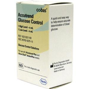 Shop Roche 5213231160 - Blood Glucose Control Solution Accutrend Plus 4 mL Level 1 Online ...