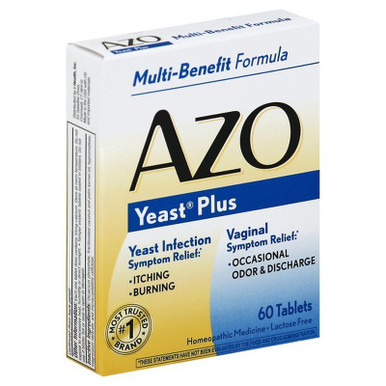 I-Health 70022460667-24 - AZO Yeast Plus Tablets, 60 ct. - Medical Mega