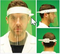Roe Dental Laboratory PPE-SHIELD - Shield U PPE Headgear and Face ...