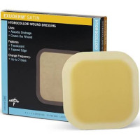 Medline MSC5444 - Exuderm Satin Hydrocolloid Wound Dressing, 4" x 4 ...