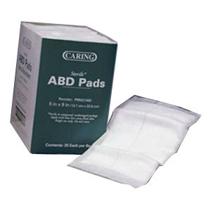 Medline NON21453 - Abdominal Pad Nonwoven Cellulose 7-1/2 X 8 Inch ...