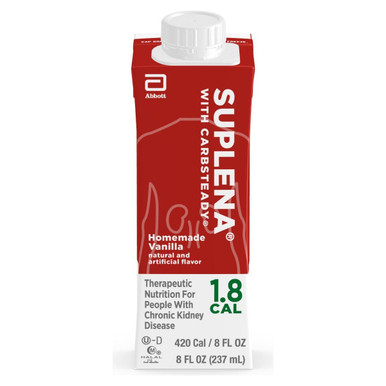 Abbott 64794 - Suplena Homemade Vanilla, 8 oz. Institutional Carton ...